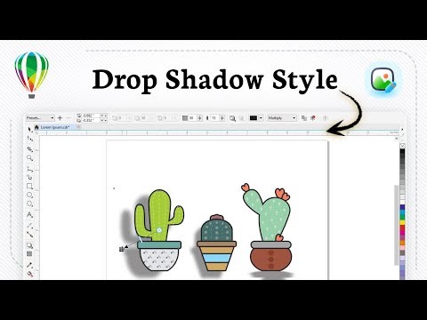 How to add a drop shadow in CorelDRAW (Visual Depth)