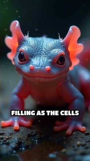 Axolotl's Magic Limb Regeneration Revealed #shorts