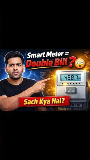 Smart Meter se bill double ho raha hai ya sirf myth hai? #SmartMeter#ElectricityBill#BijliBill#UPPCL