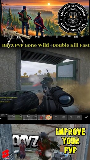 Double Kill Fast – DayZ PvP is INSANE #dayz #pvp #shorts
