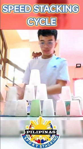 Fast Speed Stacking: Cycle in 5.791 Seconds! #cupstacking #fast #shorts