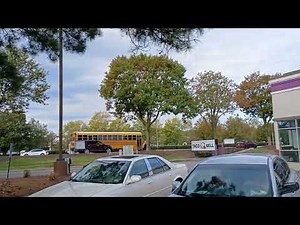 2018 Bluebird Vision and Bus 602 Passing By