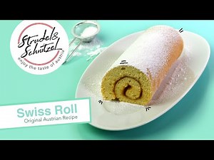 Swiss Roll | Biskuitroulade | Original Austrian Recipe