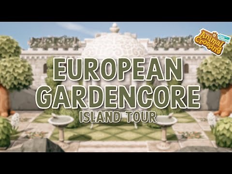 Elegant European Gardencore Island Tour // Animal Crossing New Horizons