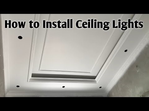 Electric Tech | Ceiling Light Installation How to Install Ceiling Lights | Electric Tech Tutorial ⚡