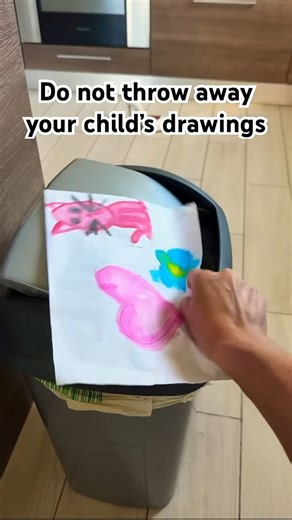 She ruined her kids drawings... Video Credit: lena.lifehacker #reels #reelsfeed #instagramreels #cringe #lifehack #comedy #funny | LouisAyy