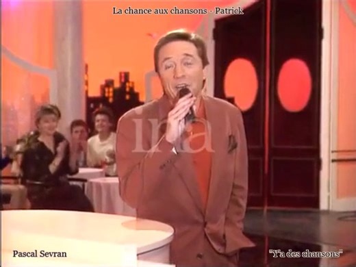 11K views · 300 reactions | La chance aux chansons (17/12/1991) Pascal Sevran Y'a des chansons | La chance aux chansons - Patrick | Facebook