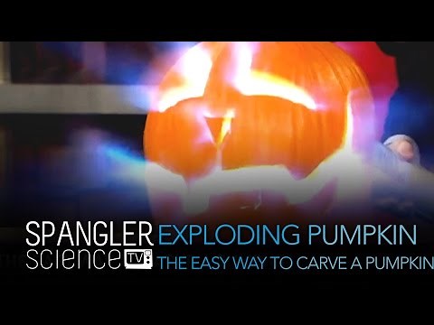 Exploding Pumpkin The Easy Way To Carve A Pumpkin - Cool Science Experiement