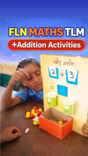 FLN MATHS TLM addition activities #fln #mathstlm #activity #shorts