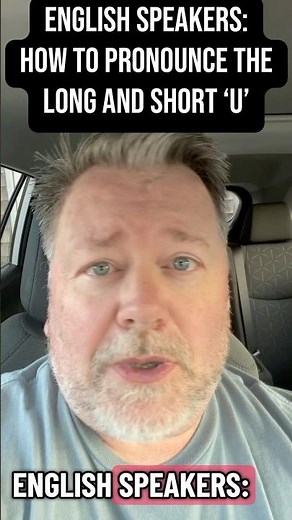 Pronouncing the long U vs. the short U in English.