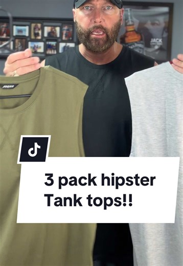 3 pack at one great price! Hipster sleeveless tank tops from Jmeirr! These are Crewneck and have the cross stitch on the front neck line. These will be awesome for casual wear with jeans or shorts! Great for gym wear athletic or work! Poly/cotton blend. Wash and dry great as well multiple colors to choose from! Mens Tank top muscle shirts #tiktokshopholidayhaul #tiktokshopcreatorpicks #gym #tanktops #mensfashion
