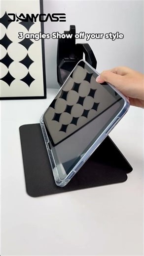 360° Rotating Transparent iPad Case