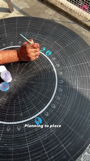 30” Mirror Dot Mandala #dotmandala #art #homedecor #walldecor #mandala #diy #painting #aesthetic