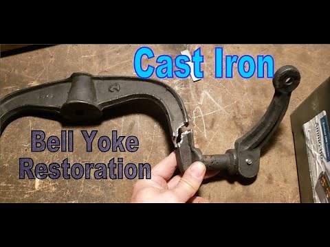 Cast Iron Bell Yoke Support Restoration