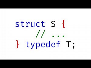 C typedef struct