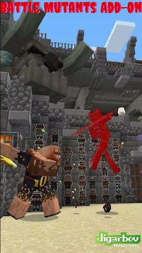 Mutant Piglin Brute vs. Mutant Wither Skeleton! - Battle Mutants Add-On