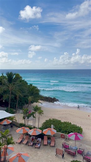 Good morning friends. ☀️ Visit Barbados O2 Beach Club and Spa #VisitBarbados | Robin Miller
