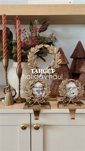 The Target decor that will be sold out when you are ready to decorate! Grab it while you can! 🎄🔔 COMMENT “love it” for the 🔗! Target home studio McGee hearth hand Christmas home affordable home | Alexis home family