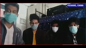 284K views · 487 shares | Four Indian students trapped in China have sent an SOS video and requested the govt to save them as soon as possible. | The Times of India | Facebook