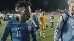 His pride is palpable. Tim Weah on the emotions of representing the 🔴⚪️&🔵 for the first time » ussoc.cr/1cg | U.S. Soccer