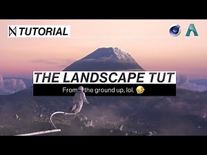 C4D TUTORIAL | Realistic CGI Landscapes [Cinema4D & Arnold]