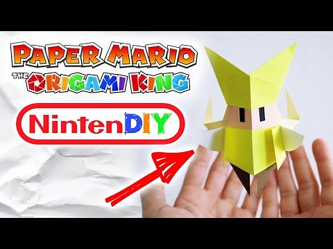 Make Origami Olivia from Paper Mario the Origami King