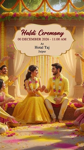 New Viral Ai 3d Wedding invitation 🔥 Edius Project Ai-003 Whatsapp Invitation 🔥 Edius (M-9414402138)