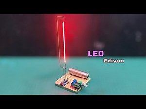 Making Decor Led Light Using Edison Led