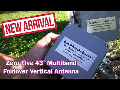 Zero Five 43' Multiband foldover HF Antenna Unboxing and Installation | Zero Five 27' HOA HF Antenna