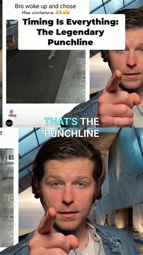 Street Violence: The Punchline, Setup, and Legendary Timing #shorts