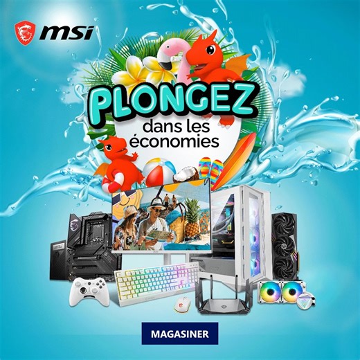 🏄‍♀️ Splish Splash into savings of up to 🔥$300🔥 off with #MSI!!! Get your favourite MSI gear with HUGE savings now at Canada Computers! 🔗 https://bit.ly/3Q7BbmG | Canada Computers & Electronics