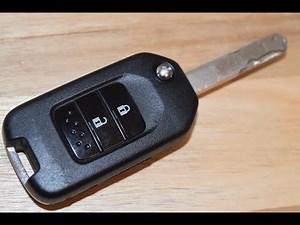 How to replace the battery of Honda vehicle remote control