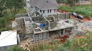 1.3K views | Aerial view! 4 bedroom with a flat roof and a double volume Lounge! | NMB Constructions KE | Facebook