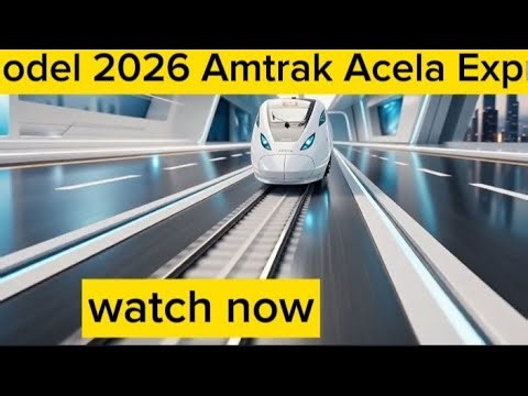 2026 Amtrak Acela Express – The Future of American High-Speed Rail Unleashed