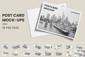 Invitation - Postcard Mockup Bundles, an Advertising Mockup by Compositing Studio