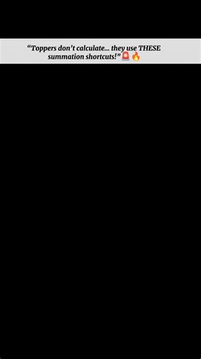 Study Hub on Instagram: "“Most powerful summation formulas every student must know! These shortcuts will save your time, boost your accuracy & help you score higher. Save this and revise daily 🔥📚”#mathtricks #summationformulas #class10maths #studyreels #mathshortcuts examready ncertmaths studyspark boardexam2025 studywithme mathnotes mathematicslover"