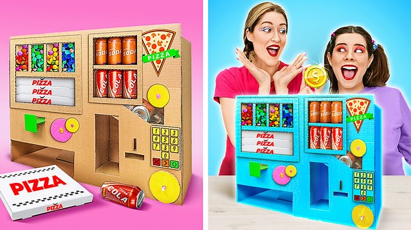 Amazing Candy Dispensers from Cardboard! Must Try Parenting Hacks and Crafts