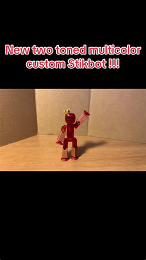 NEW two toned multicolor custom Stikbot!!! #stikbot #custom #2015 #nostalgia