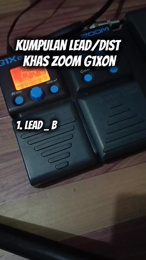 zoom G1Xon Settt... Nama hanya pembeda aja dan sesuai sleraaa... 😄 #prisetefek #setinganefekgitar #zoomg1xon | Roby Ibaneza
