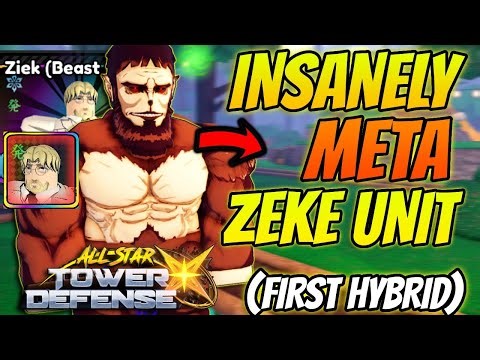 *NEW* Meta Ascended Zeke Beast Titan IS SO OP In Update 1! (ALL STAR TOWER DEFENSE X)