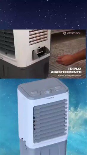 Shopee Center Ofertas | Climatizador de Ar Portátil Ventisol CLIN16 16Litros Evaporativo Umidificador Potente Agua Frio 127v ou 220. #climatizador #ventisol... | Instagram