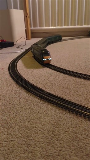 GWR class 43 "HST" + 20£ Charity shop train on my OO gague railway #train