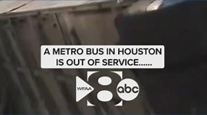 Metro bus falls off Houston overpass