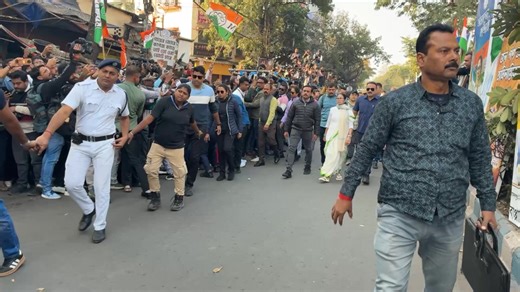 বিজেপির দ্বারা কেন্দ্রীয় সংস্থাগুলির প্রকাশ্য অপব্যবহার ও গণতন্ত্র হত্যার প্রতিবাদে মহামিছিল | Protest march against the BJP’s open misuse of central agencies and the killing of democracy. | Mamata Banerjee