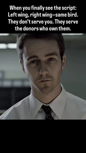 Finally seeing the script: Left wing, right wing—same bird. They don’t serve you. They serve the donors who own them. | The AV Report