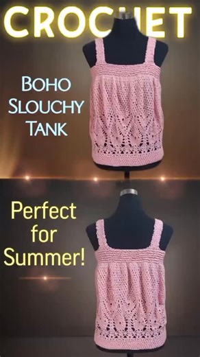 Ler on Instagram: "Easy Crochet Boho Tank Top Tutorial 🌸 Beginner-Friendly Create this beautiful boho slouchy crochet tank top that’s light, breathable, and perfect for summer days ☀️🧶 This beginner-friendly crochet tutorial is ideal for casual wear, beach outfits, or layering. If you love stylish handmade crochet fashion, this project is a must-try! Save, like, and follow for more easy crochet tutorials 💕 #crochettanktop #crochettutorial #summercrochet #bohocrochet #easycrochet crochet, croc