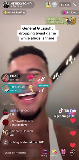 General G dropping game | #fyp #generalG #hstikkytokky #foryoupage