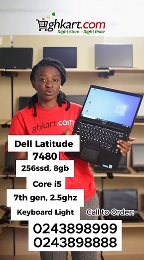 🚀 From the Past to the Present—Laptops Have Changed the Game! 💼💡 Remember the days of bulky desktop computers? Long cords, no mobility, and a serious lack of flexibility. 😓 Today, technology has leveled up—and the Dell Latitude 7480 is proof! ✅ Core i5 | 8GB RAM | 256GB SSD ✅ Sleek, lightweight, and built for performance ✅ Perfect for work, school, business, and everything in between ✅ Strong battery life, smooth multitasking & secure for sensitive data 📍 Available in Kumasi & Accra 💰 Just