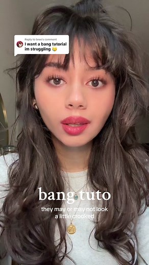 Easy Bang Styling Techniques in 2 Seconds | Hair Tutorial