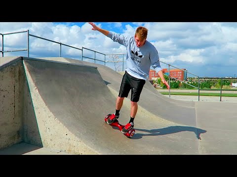 Hoverboarding At The Skatepark!